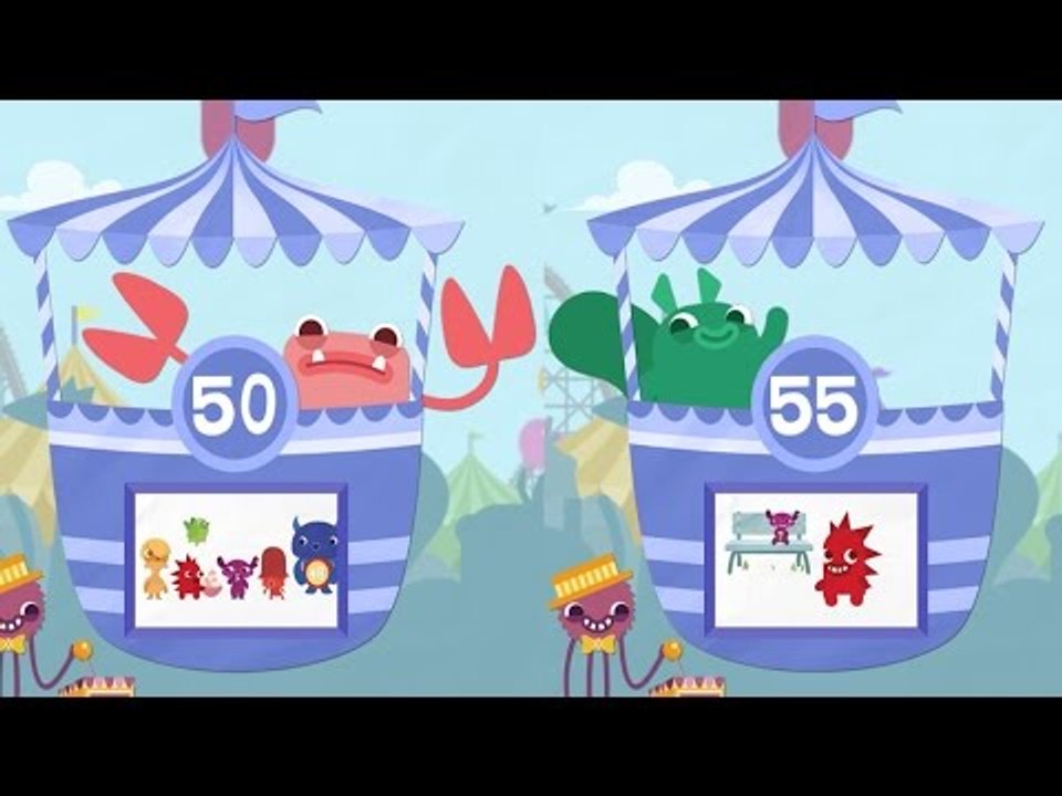 Endless Number counting 50 to 55 - Learn 123 NUMBER for Kids - video ...