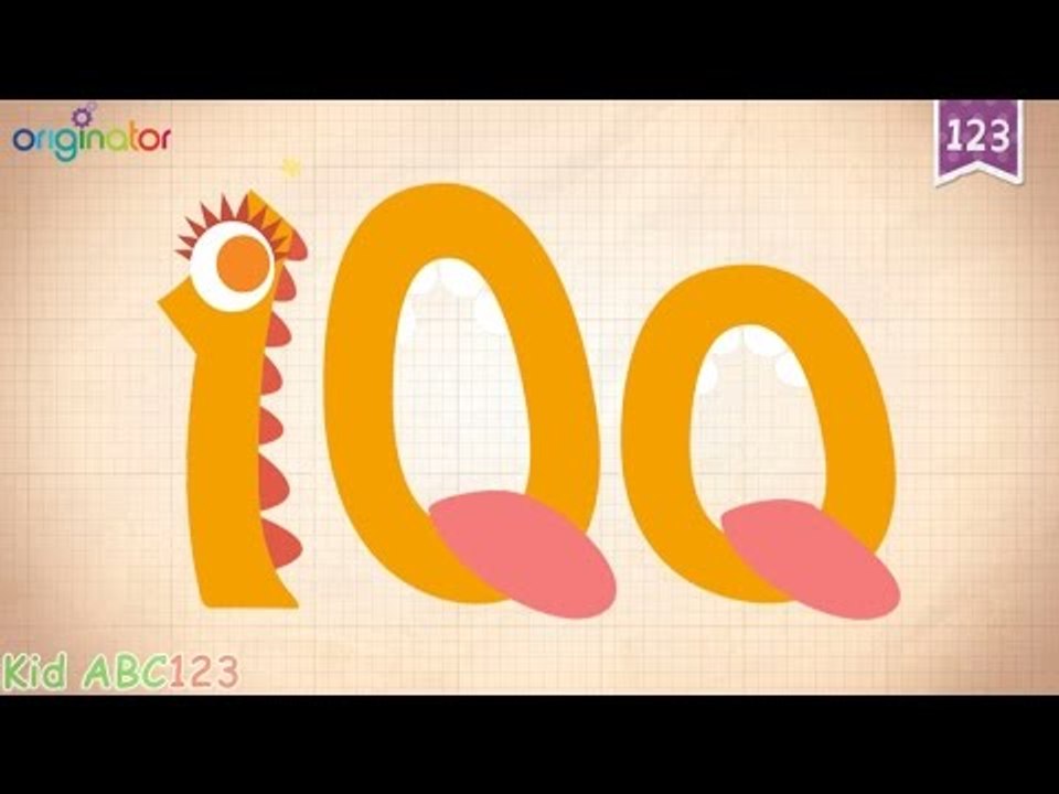 Endless Numbers counting 90 to 100 - Learn 123 Numbers for Kids - video ...