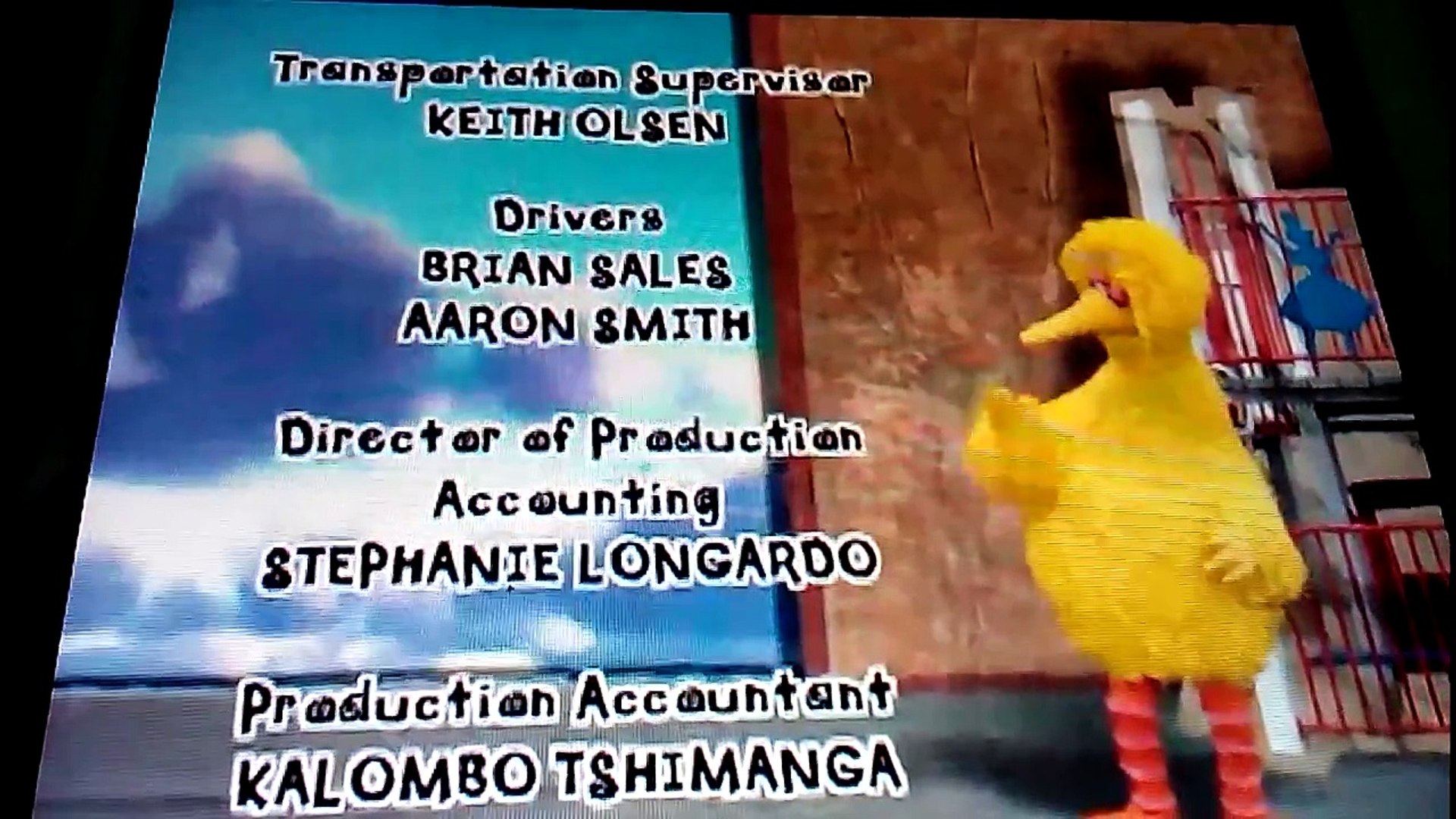 Sesame Street Funding Credits Sesame Street; 4045; The Cookie Flu; 34