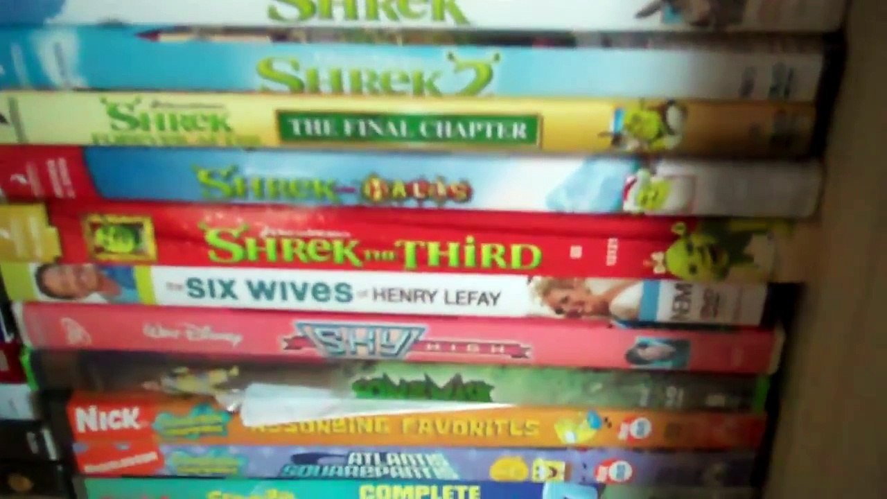 Overview of My Entire DVD and VHS Collection - Dailymotion Video