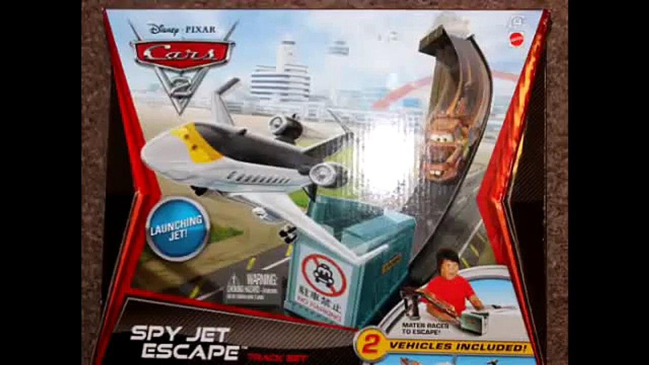 Disney Pixar Cars 2 Spy Jet Escape Track Set & Crashes! - video Dailymotion