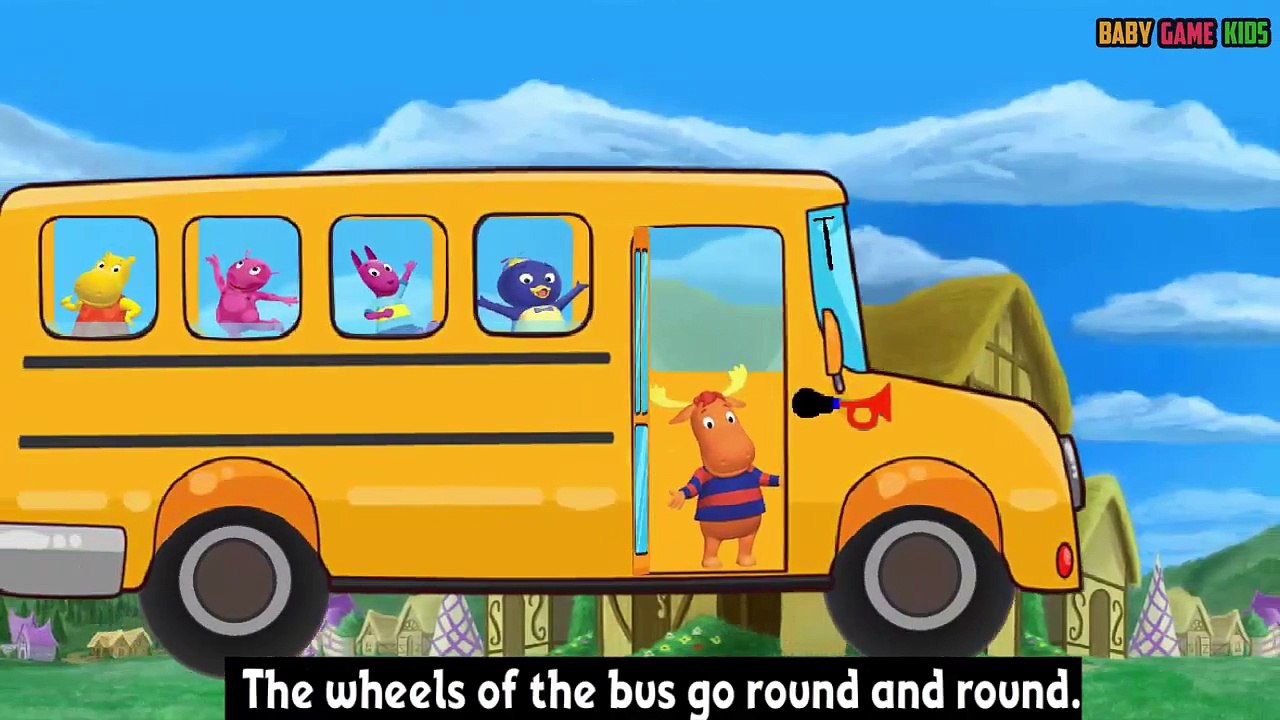 the backyardigans songs -wheel on the bus song for kids - Pre ...