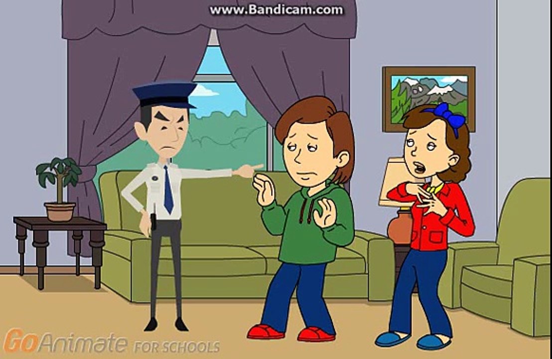 Caillou get his parents arrested - Dailymotion Video