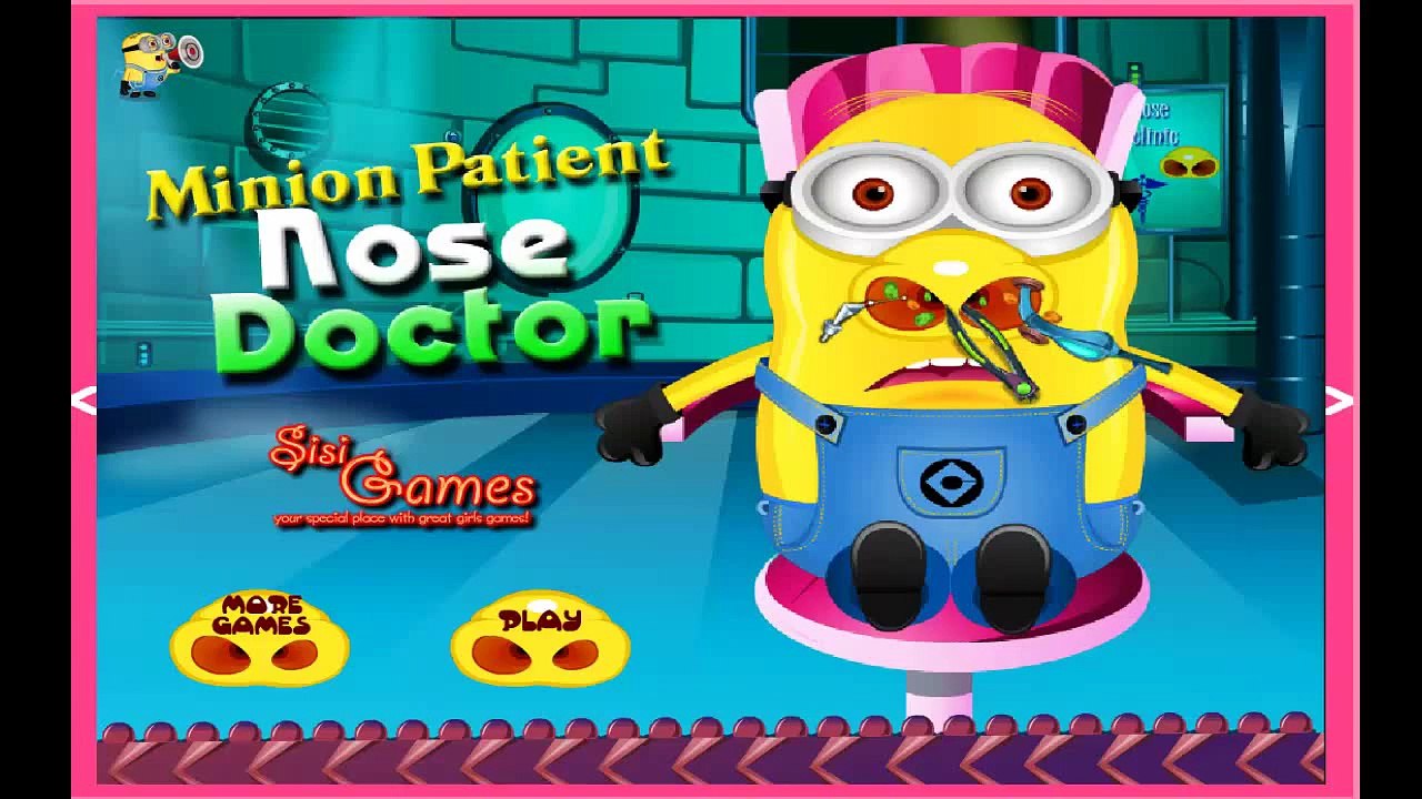 Minion Patient Nose Doctor - Cartoon Video Game For Kids - video ...