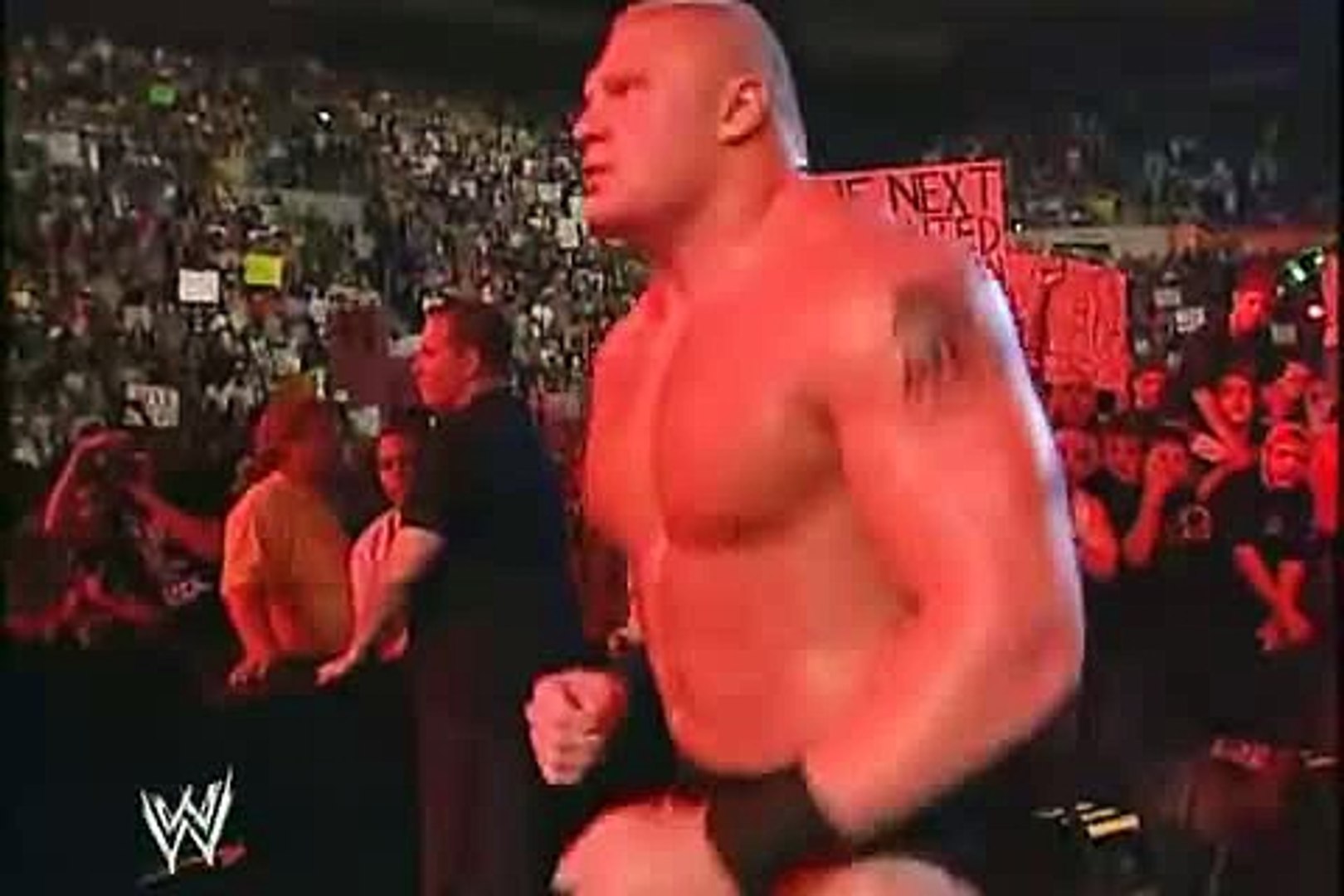 The Rock Vs Brock Lesnar Summerslam 2002