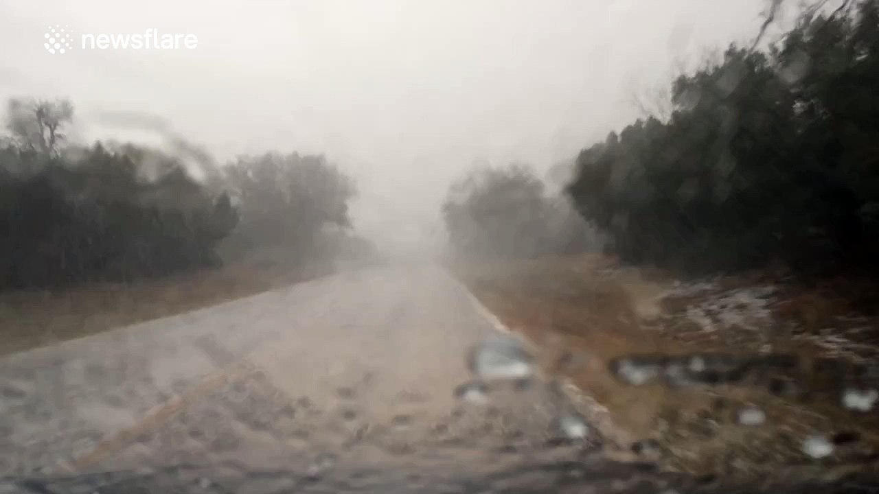 Inside the hail core of a Texas storm - video Dailymotion