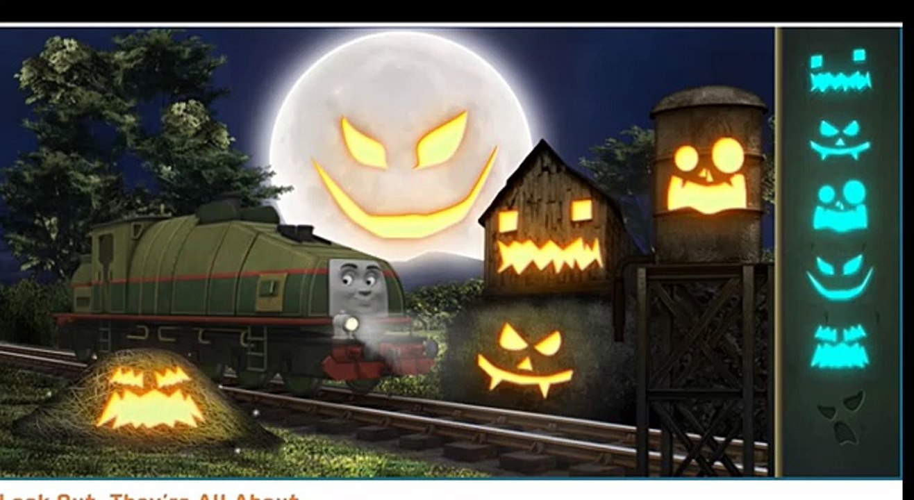 Thomas the Tank Engine! Monsters everywhere, hiding in the trees! Fun ...