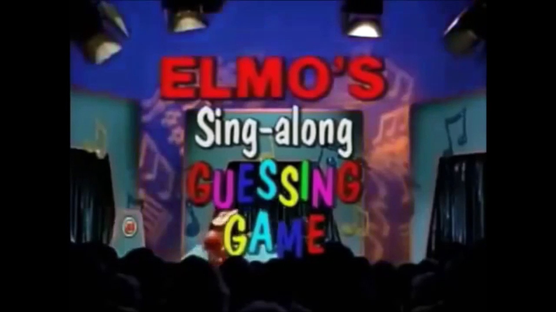 Sesame Street Elmo Sing Along Guessing Game Vhs Elmo's Sing Along