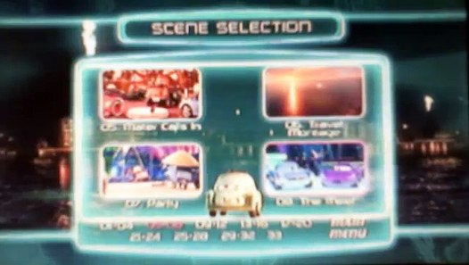 Disney/Pixar Cars 2 DVD Menu Walkthrough - video dailymotion
