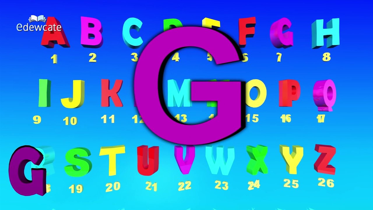 ABCD Alphabet Songs 3D ABC Songs for Children Learning ABC Nursery ...