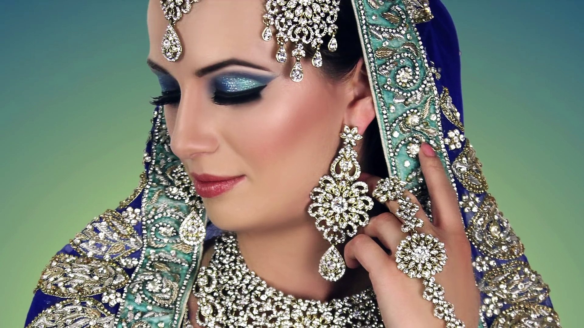 Pakistani Bridal Eye Makeup Traditional Bridal Makeup Tutorial