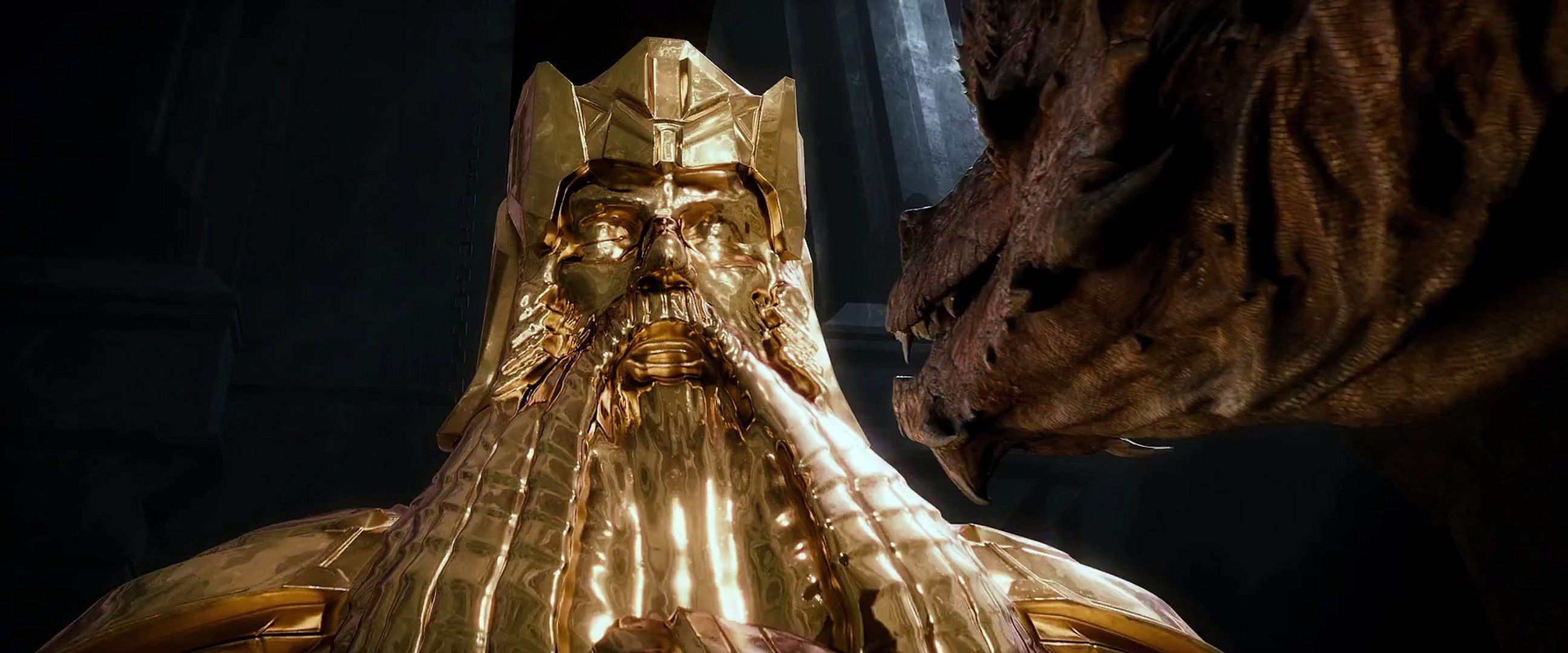 The Desolation Of Smaug Smaug Scene