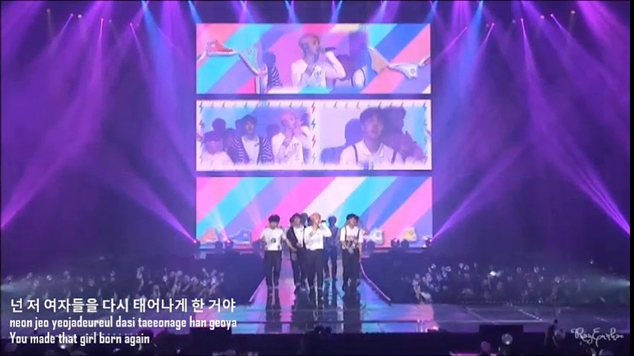 [ENG-KOR-ROM] 'Converse High+24/7=Heaven+Miss Right' BTS/ 방탄소년단 HYYH Pt.2 Live Concert On Stage ...
