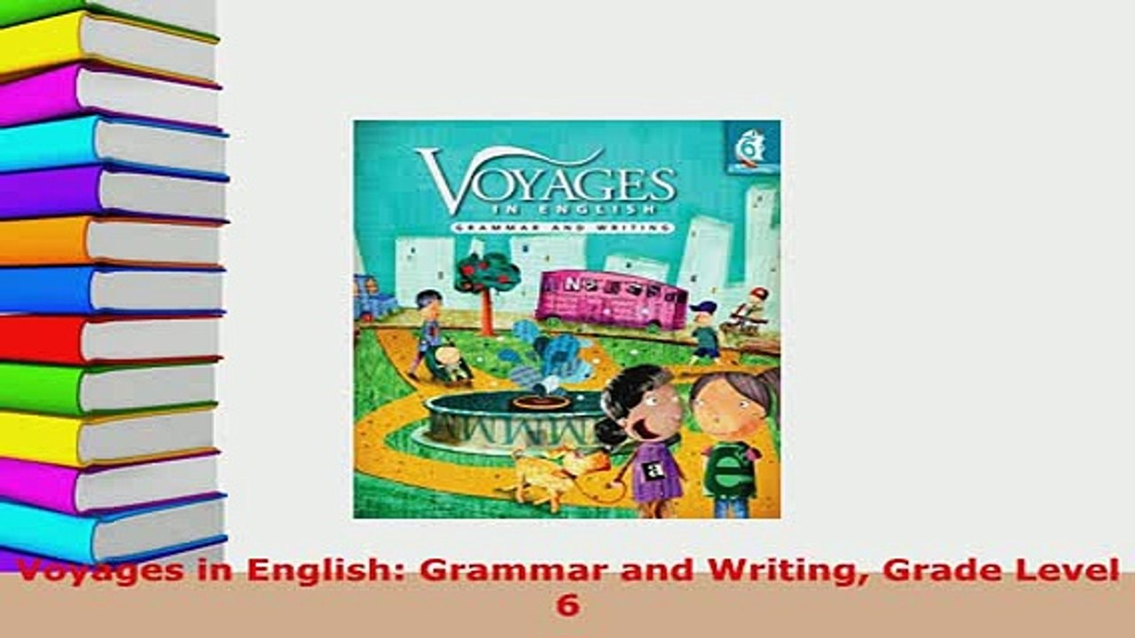 PDF Voyages in English Grammar and Writing Grade Level 6 PDF Book Free ...