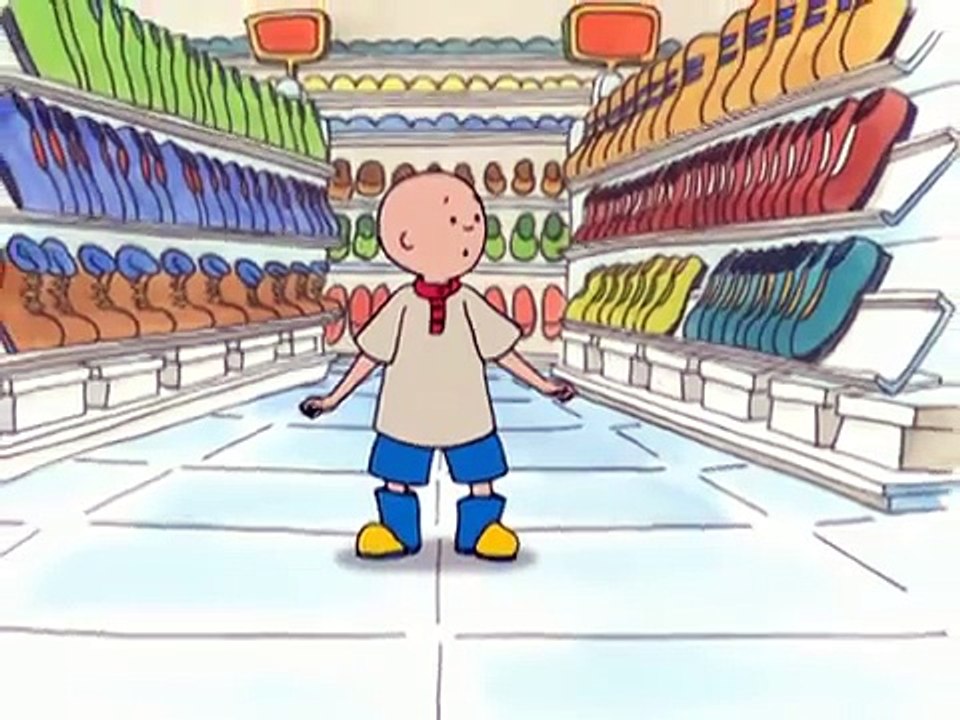 Caillou - Caillous New Shoes (S01E26) - Dailymotion Video