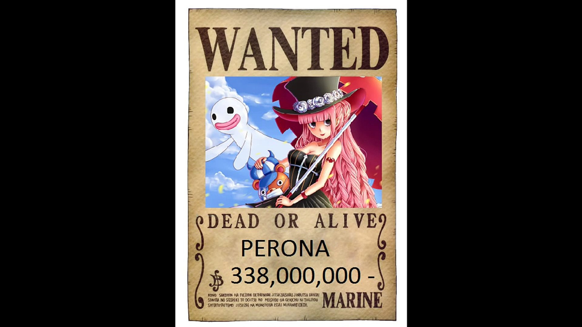 One Piece Wanted Posters 2014 Youtube