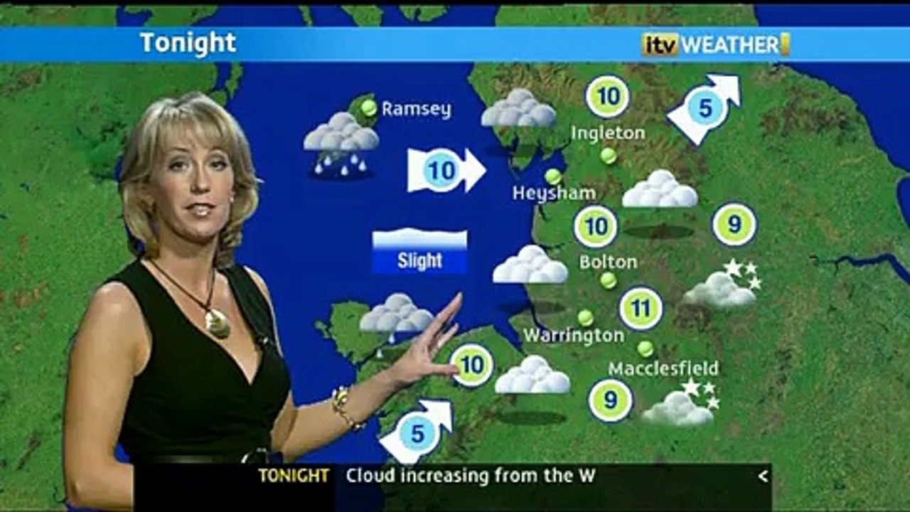 Emma Jesson - Cleavage ITV Weather 12Jun2010 - video Dailymotion