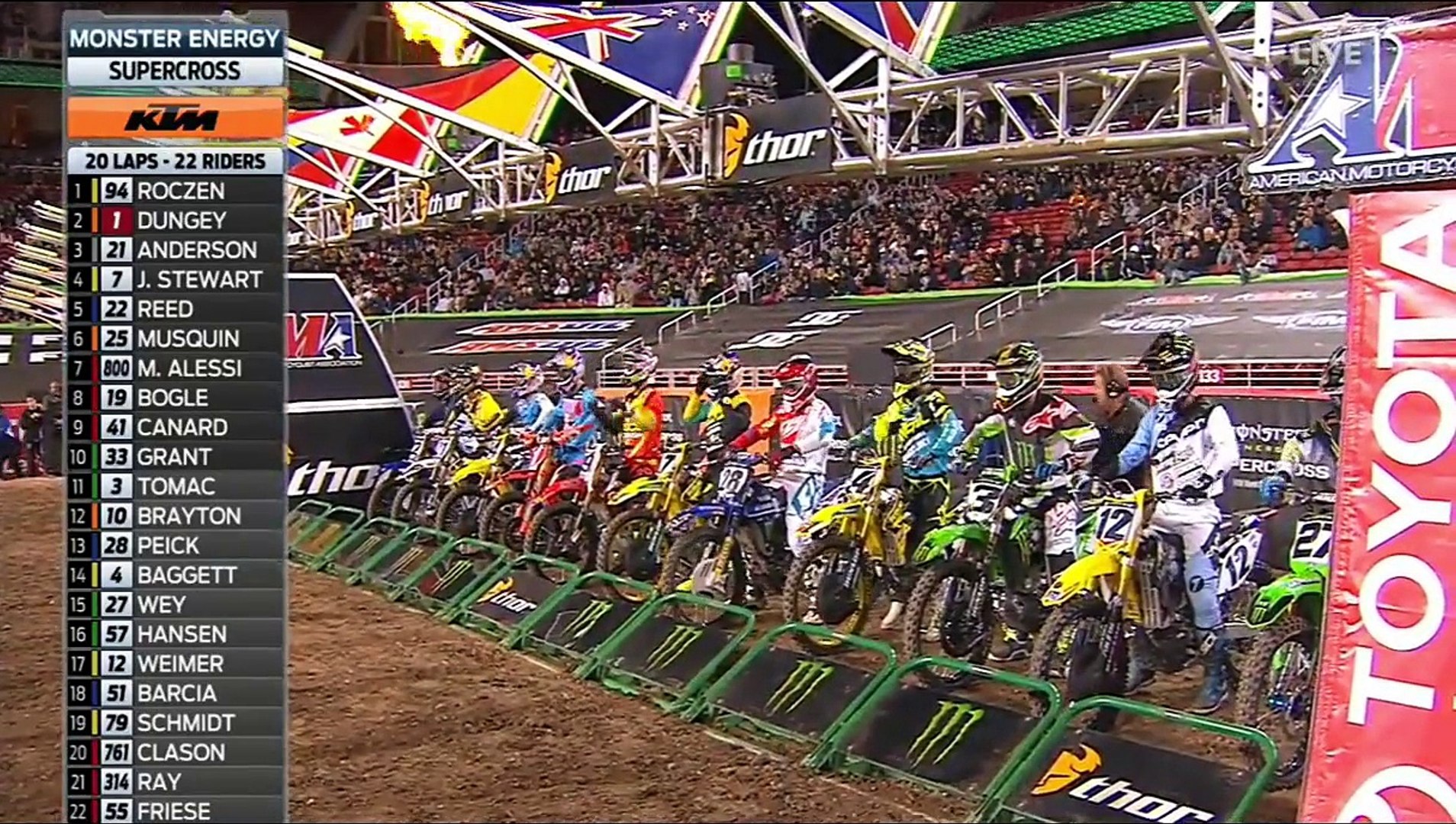 Supercross Starting Gate Wallpaper