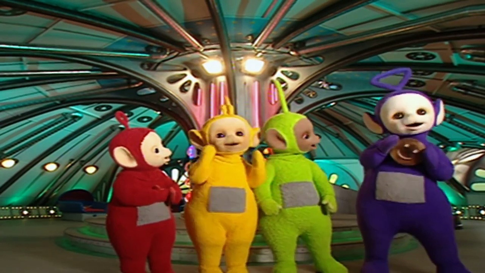 Teletubbies Walking In The Woods