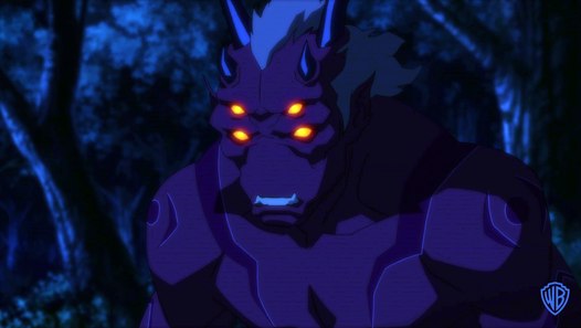 Justice League vs. Teen Titans Clip: Trigon Appears to Raven - video ...