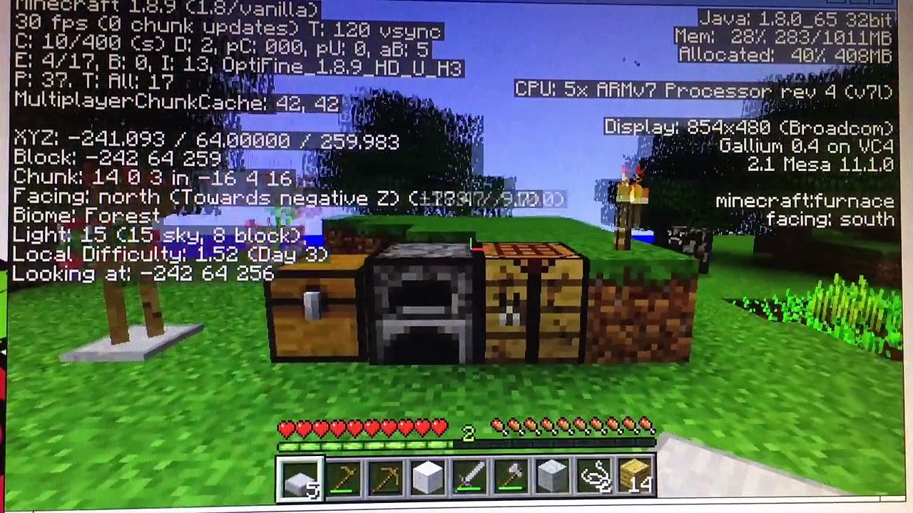 Full Minecraft 1.8.9 running on Raspberry Pi 3 - video Dailymotion