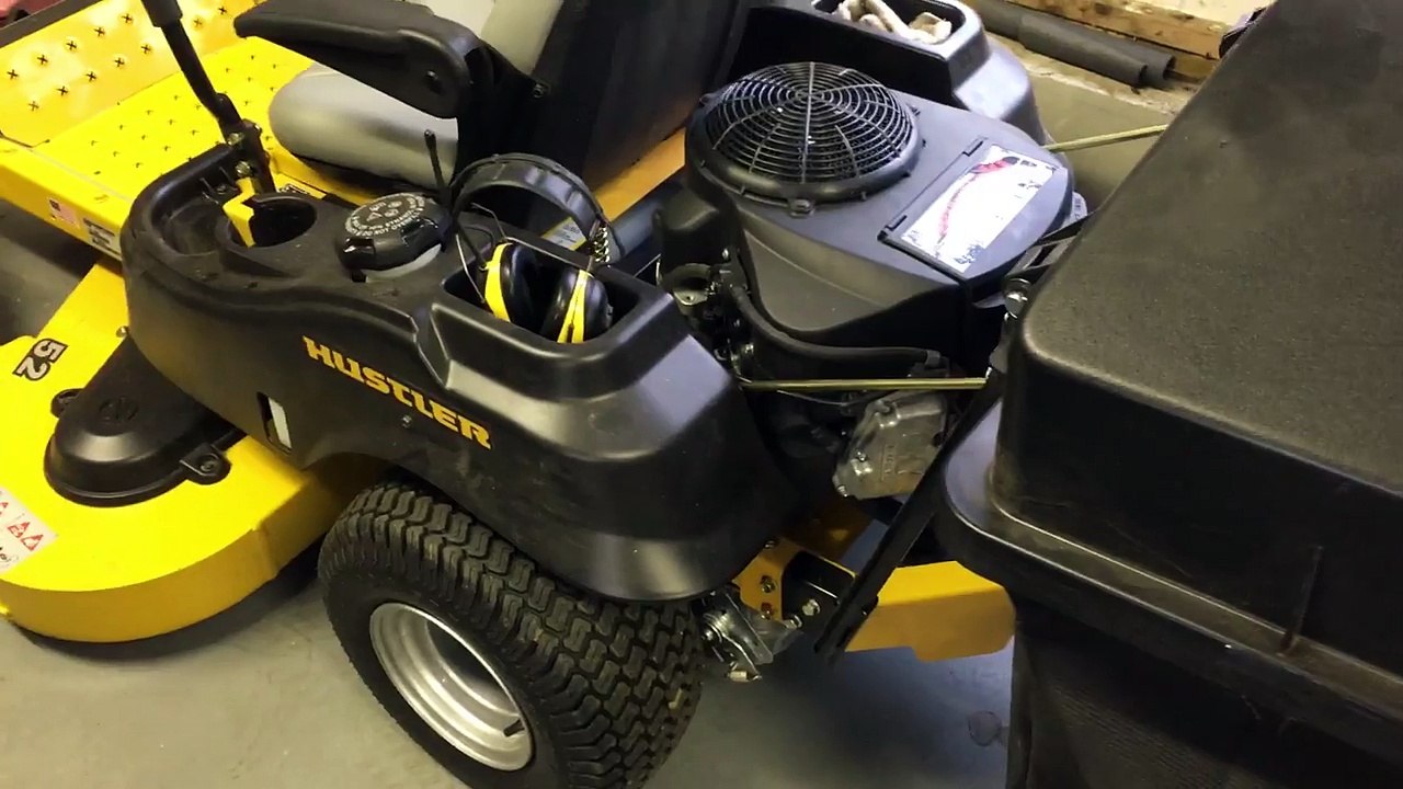 Hustler Raptor 52" twin bagger - video Dailymotion