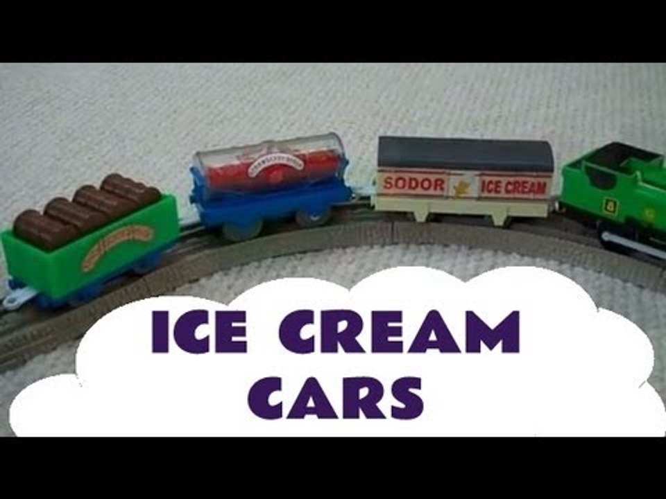 Trackmaster Thomas & Friends SODOR ICE CREAM FACTORY TRUCKS CARS Kids ...