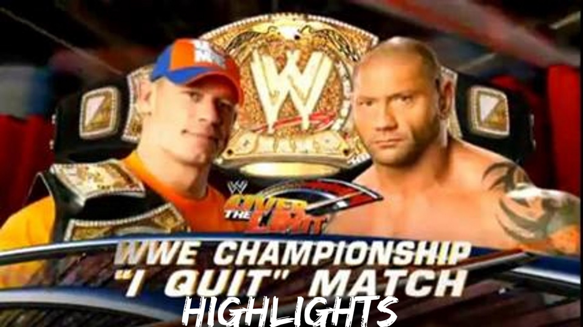 John Cena Vs Batista Over The Limit John Cena Vs Batista: The WWE Feud