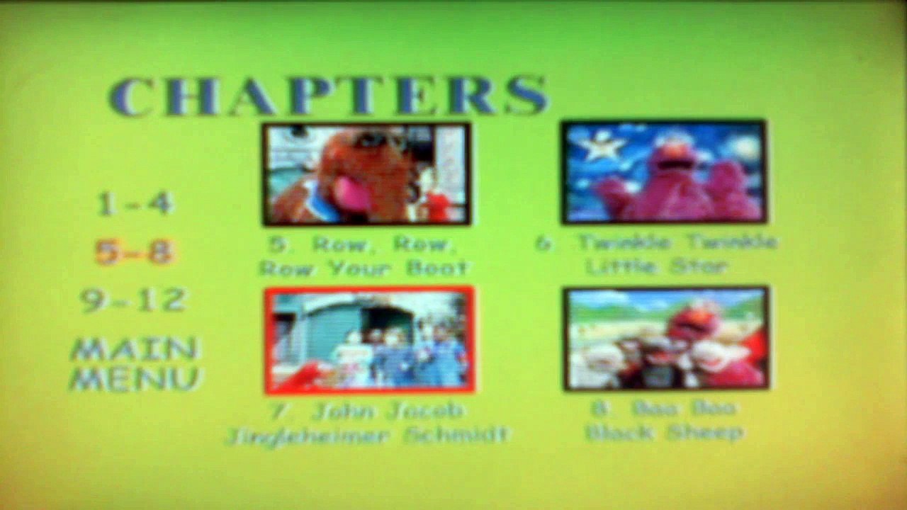 Sesame Street Dvd Menu