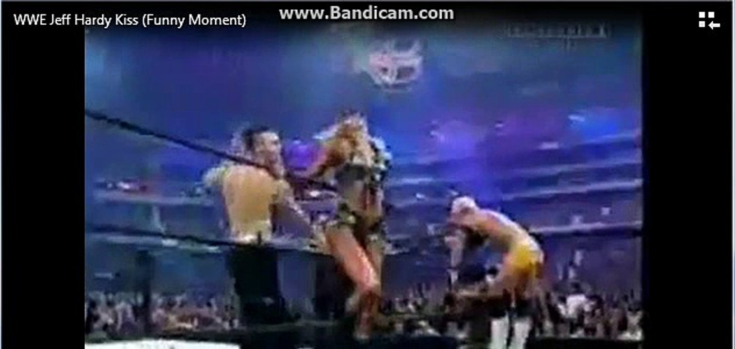 Jeff Hardy slap and kiss (Funny Moment ) - video Dailymotion