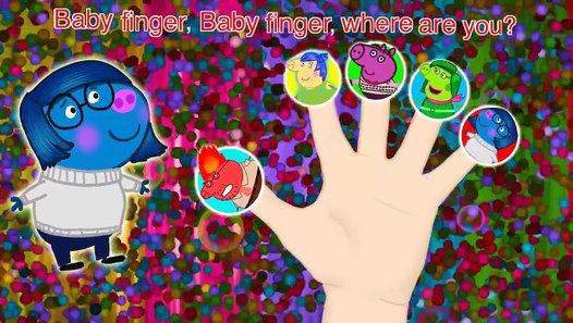 Peppa Pig Inside Out Finger Family / Nursery Rhymes and More Lyrics ...