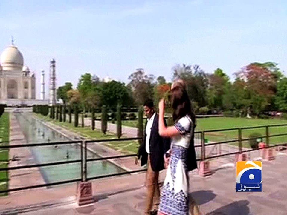 Kate Middleton and Prince William Visit Taj Mahal, Sit Together on ...