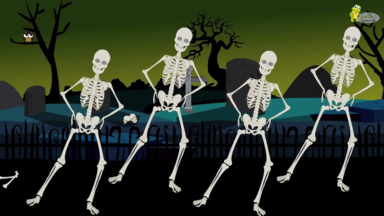 Dem Bones Skeleton Dance Dry Dancing Bones | Popular Nursery Rhyme ...