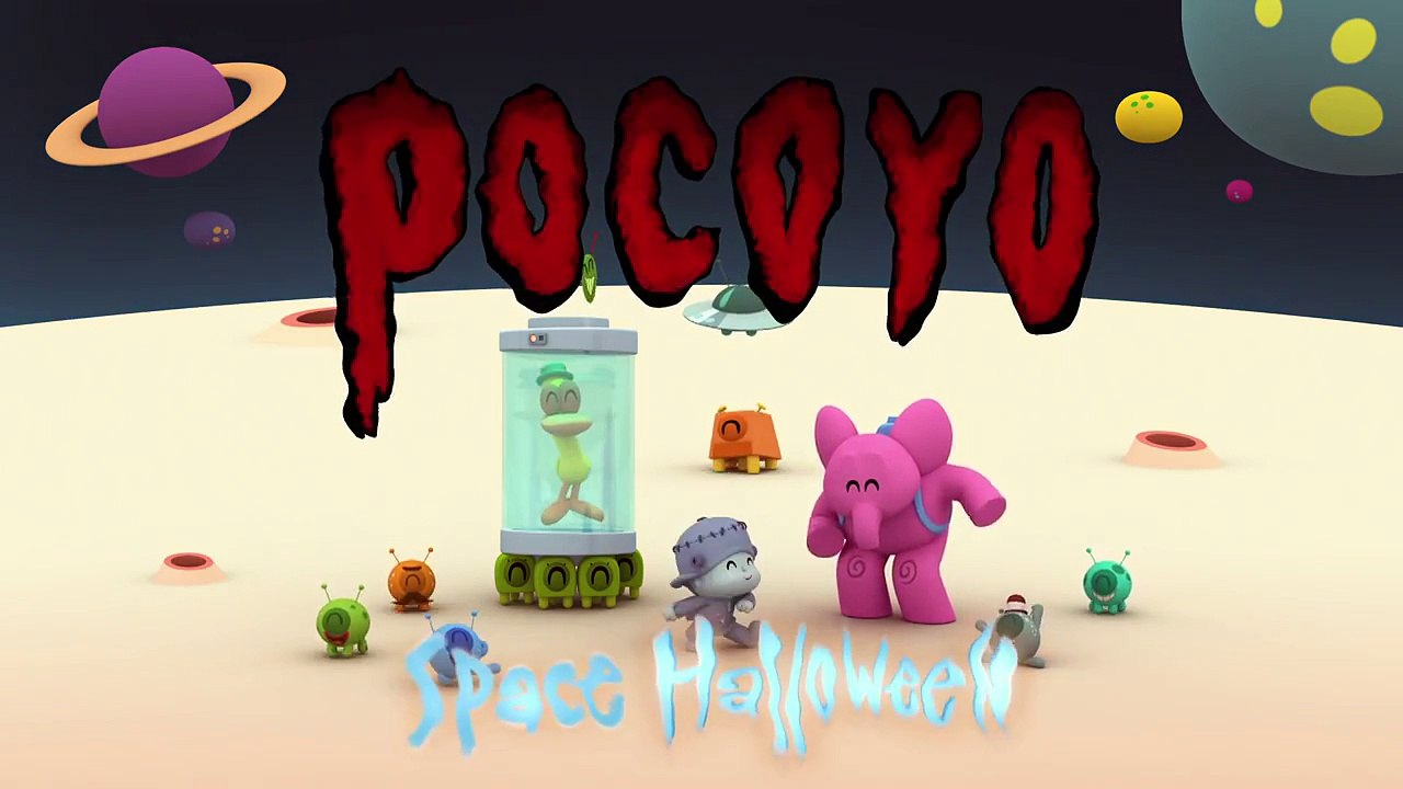 Pocoyo Space Halloween 2015 - 40 minutes of spooky adventures for kids ...