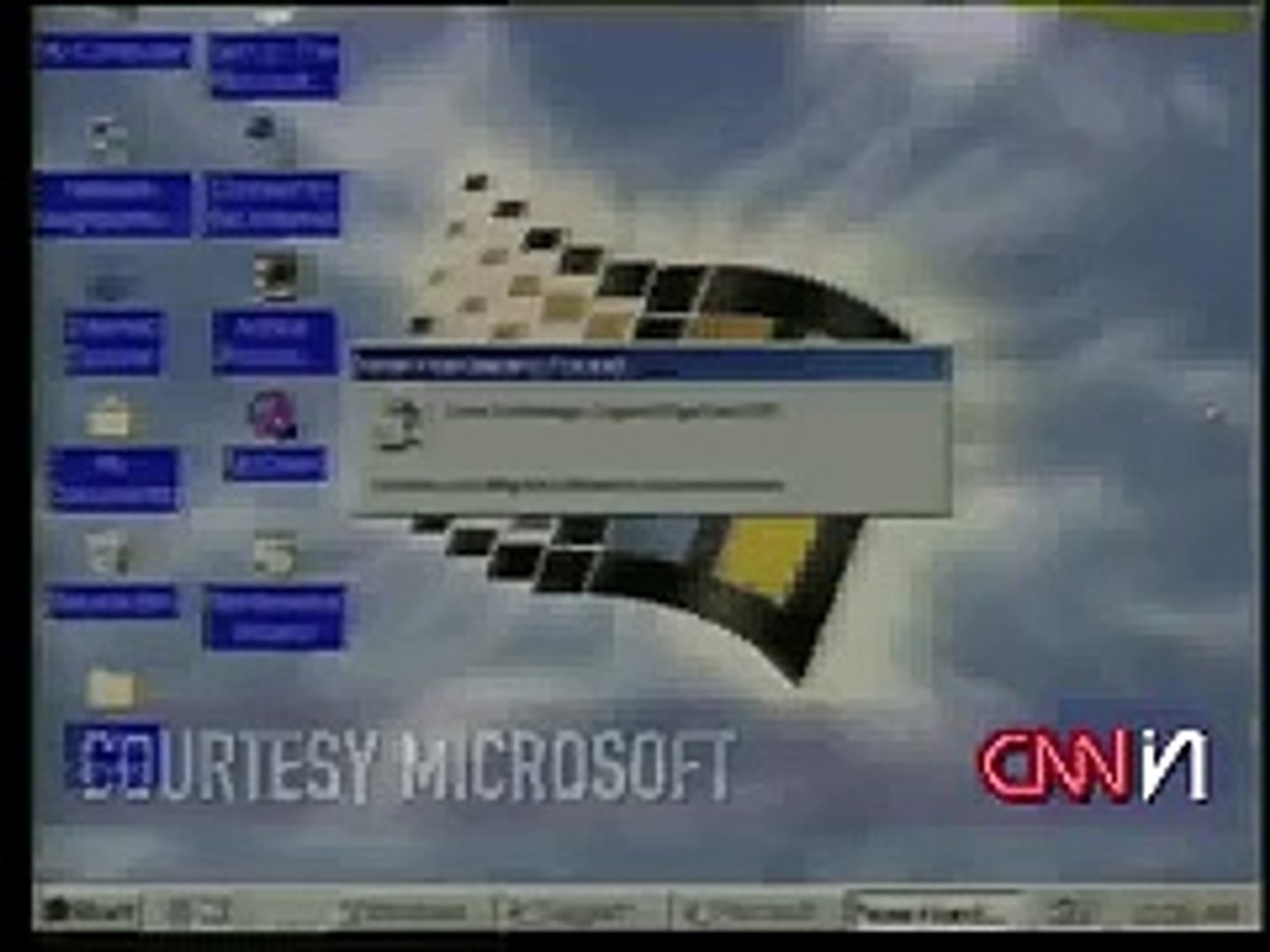 Bill Gates Windows 98 Blue Screen