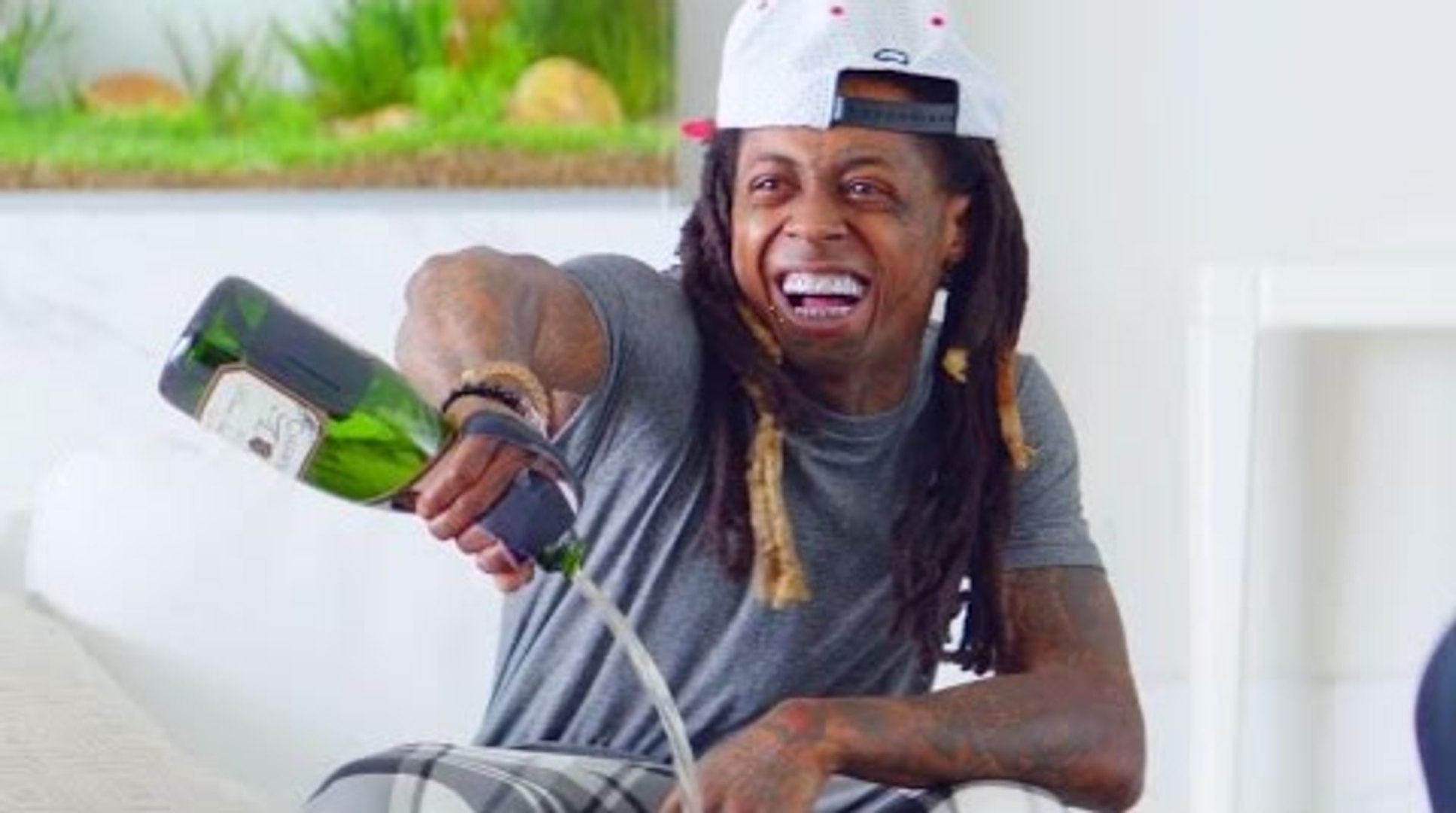 Rapper Pouring Champagne