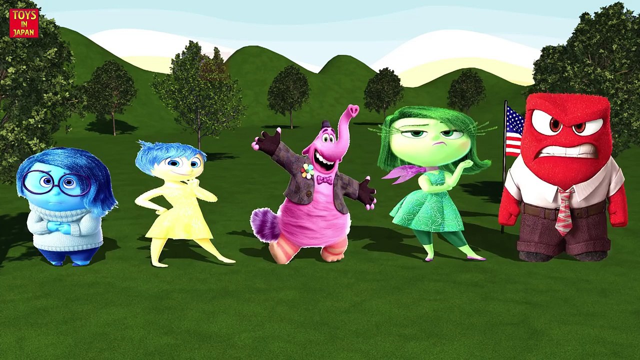 INSIDE OUT Finger Family | Nursery Rhymes for Children | 3D Animation ...