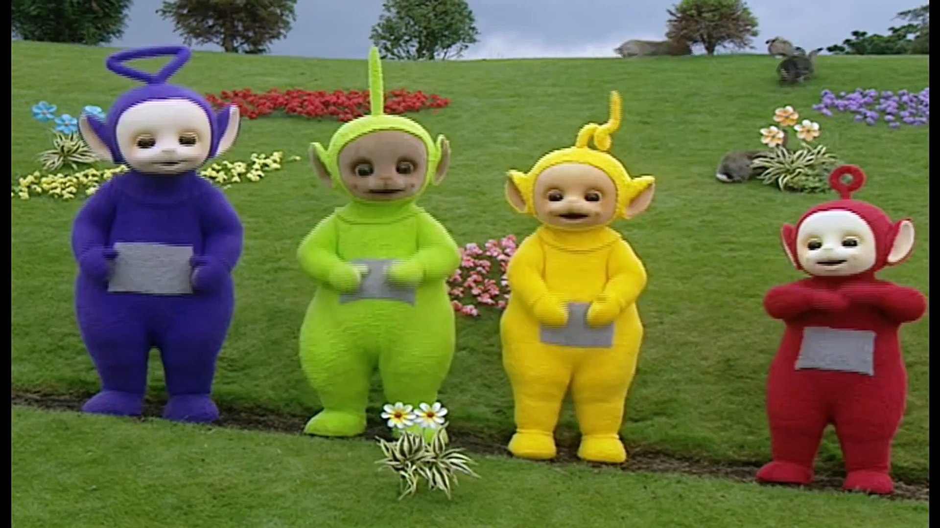 Teletubbies Vallende Dans Ouders De Cel In Voor Uithongeren