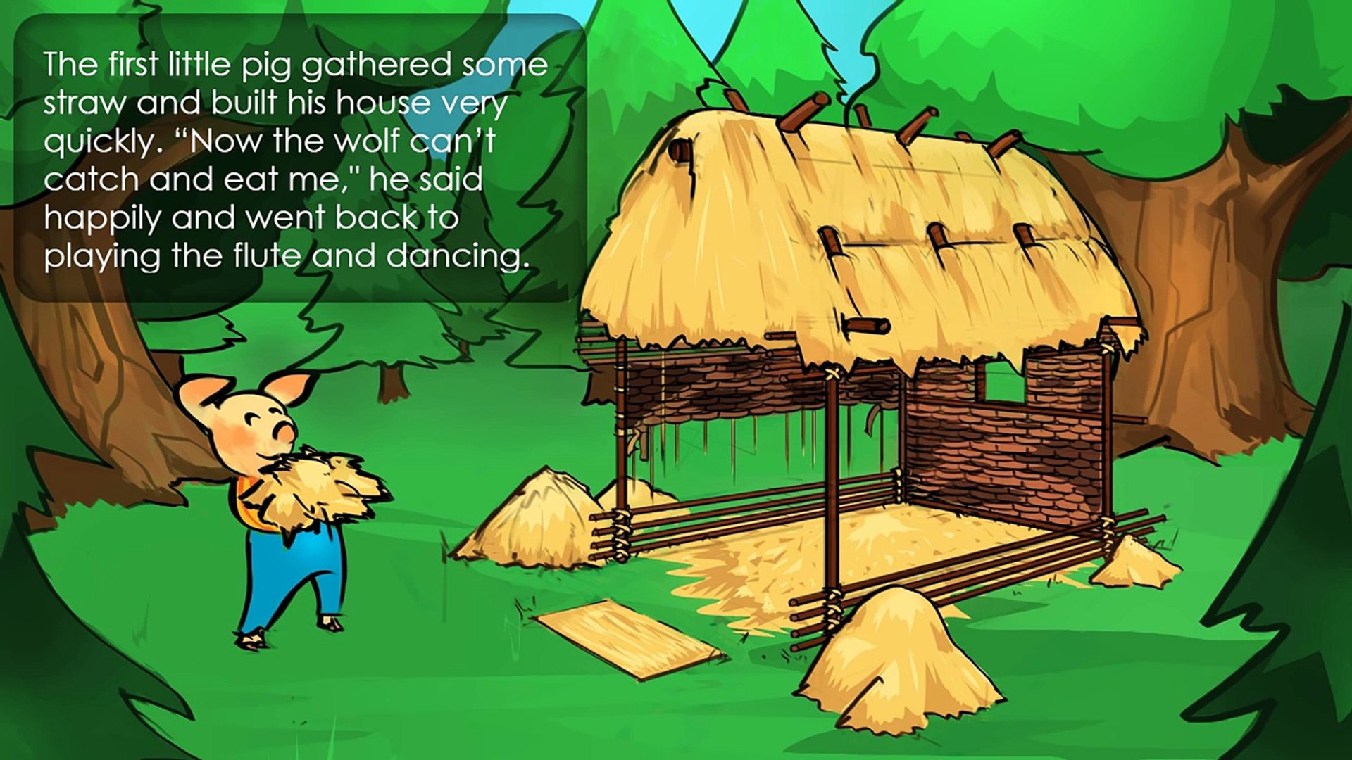 Three Little Pigs Straw House