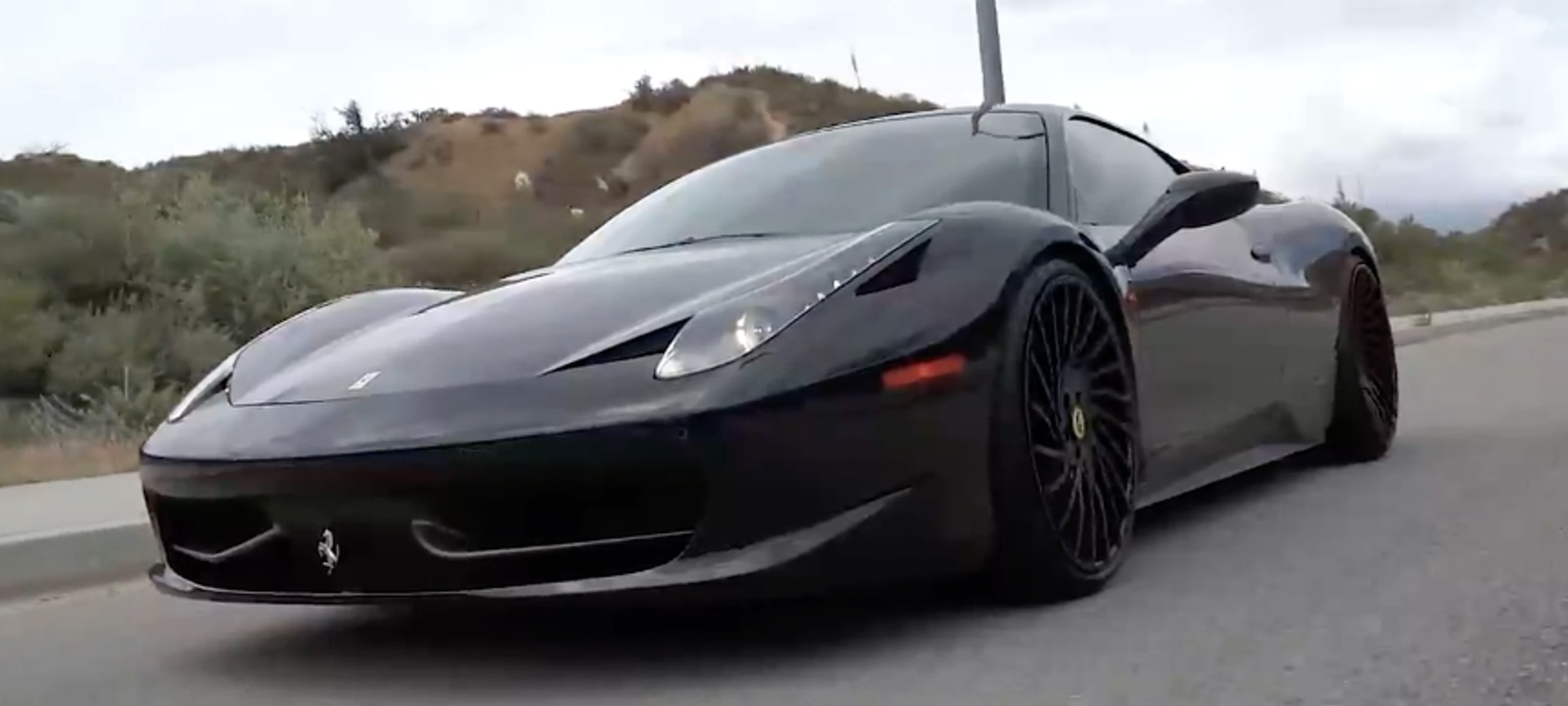 Ferrari 458 En Negro