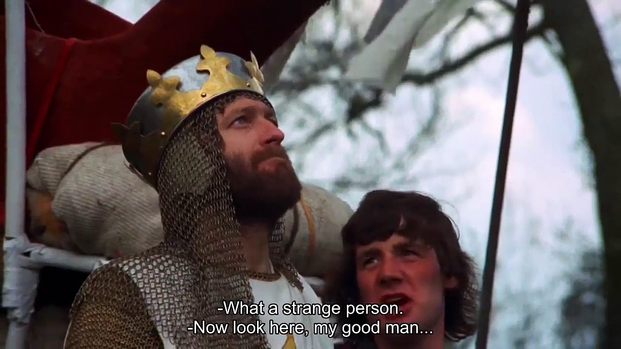 "What a strange person" - Monty Python and the Holy Grail - video ...
