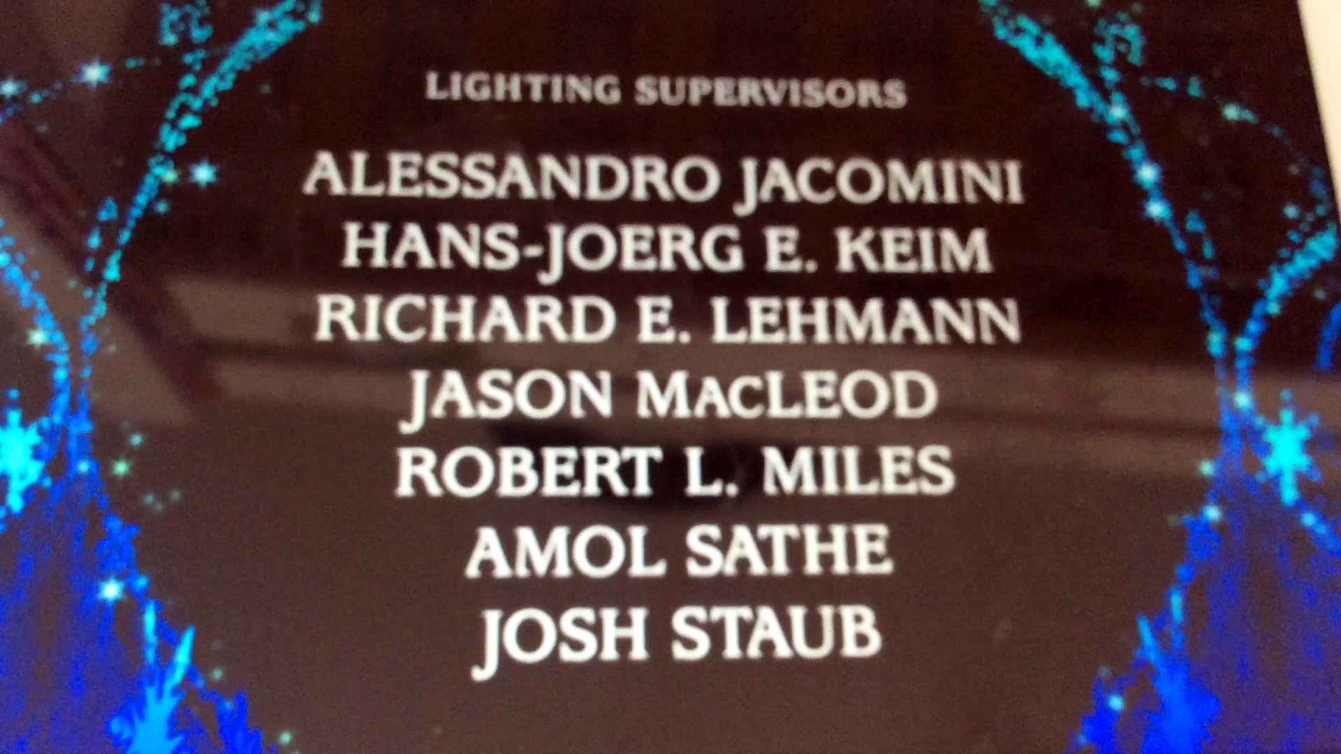 Credits Disney Frozen