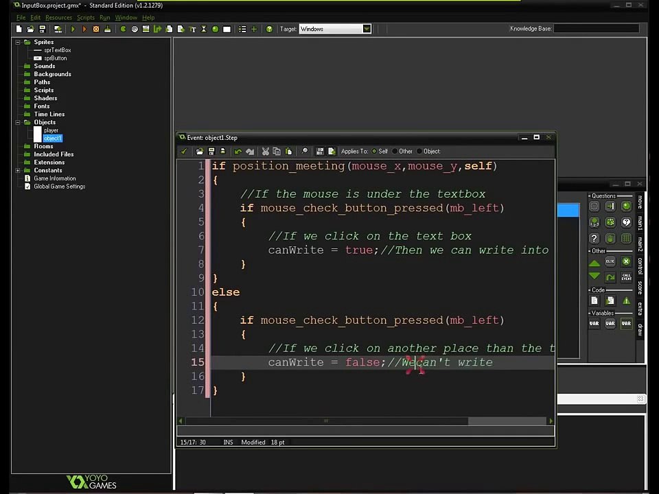 [GameMaker] How to make an input textbox - video Dailymotion