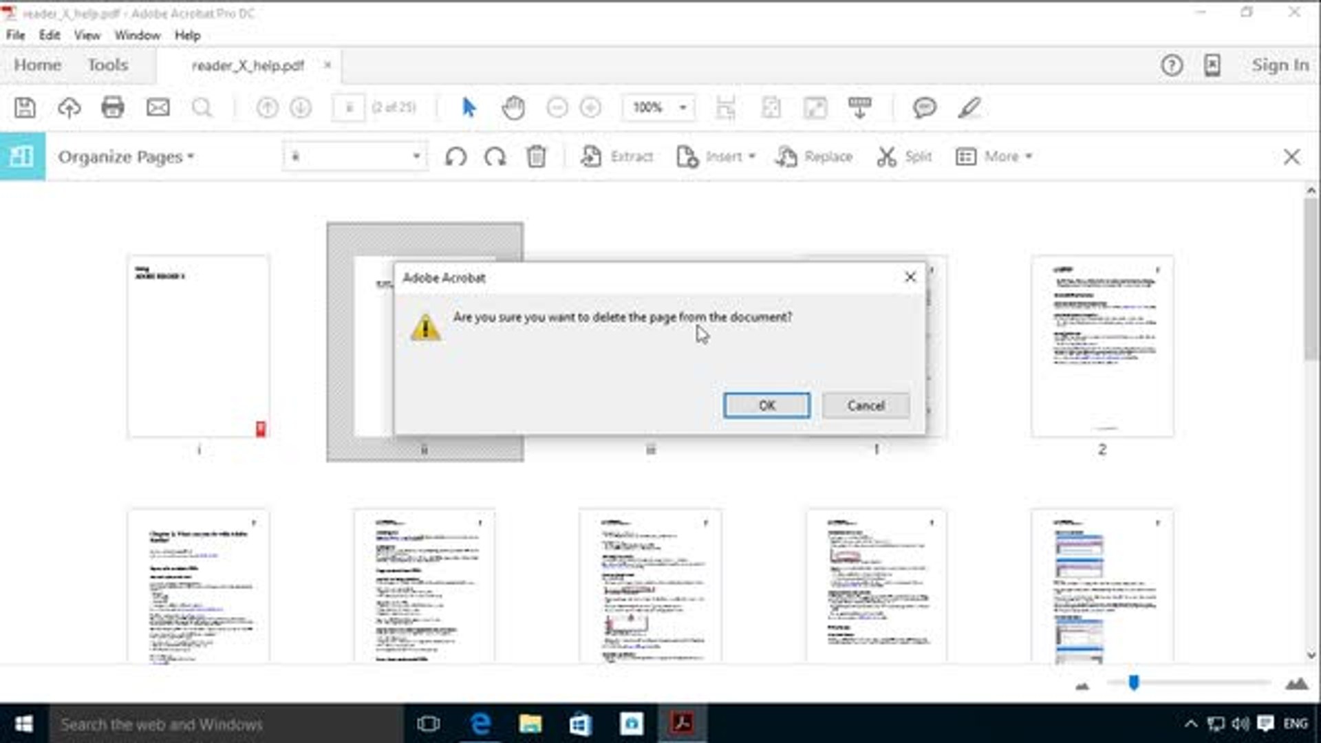 How To Delete A Page In Pdf Adobe Reader