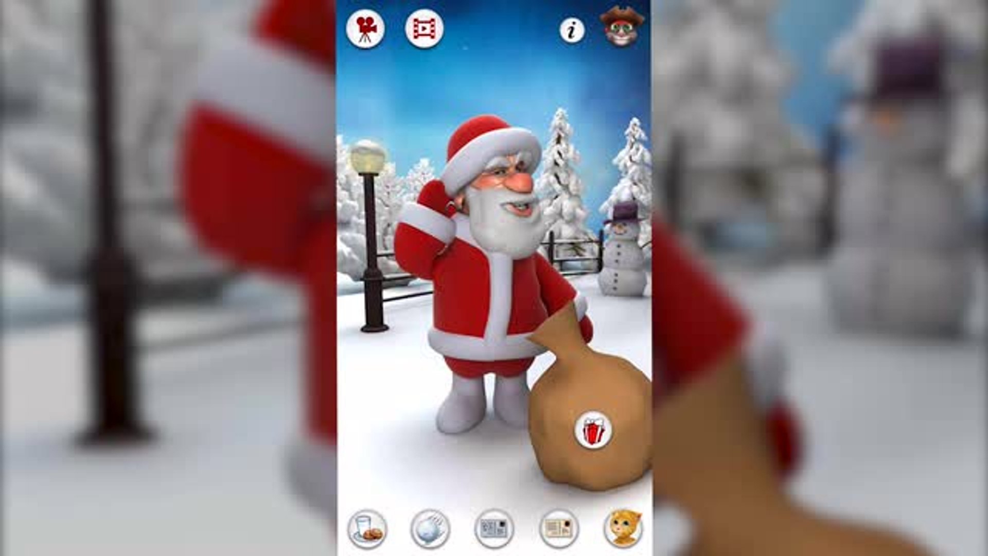 Talking Santa App