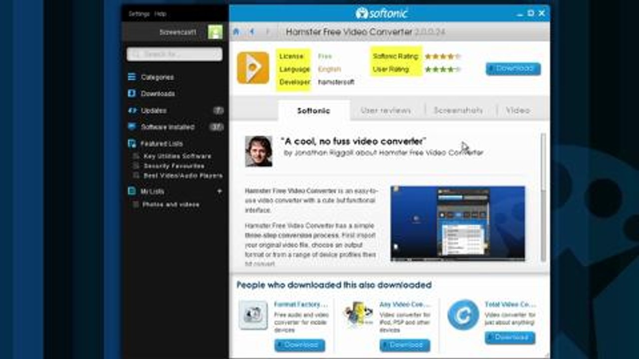 What is Softonic (for Windows) - Video Dailymotion