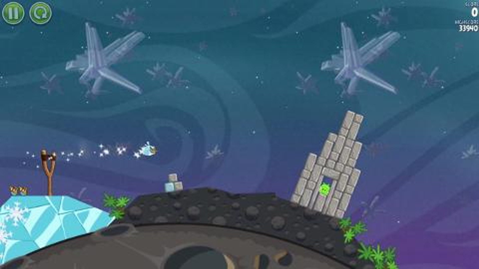 Angry Birds Space Ice Bird Wallpaper