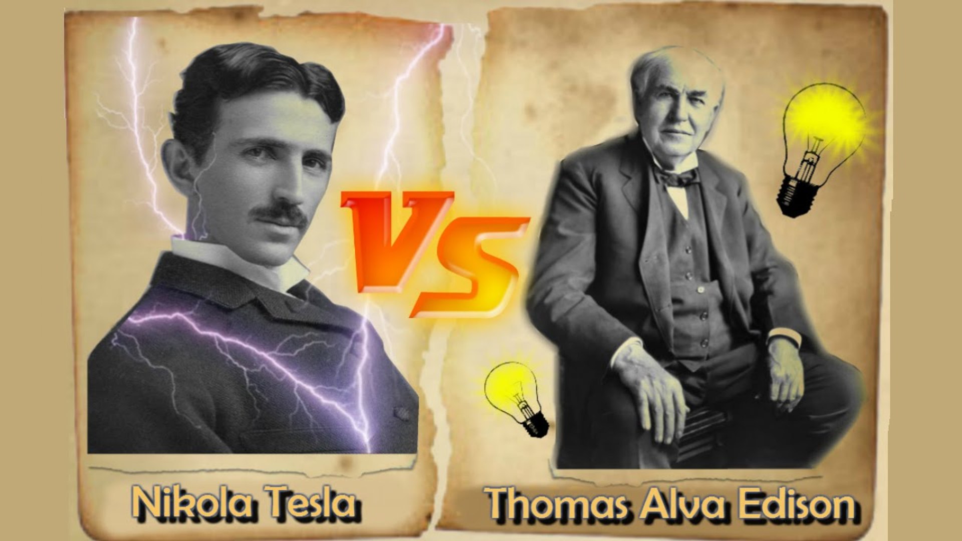 Thomas Edison And Nikola Tesla THOMAS EDISON....VS....NIKOLA TESLA.