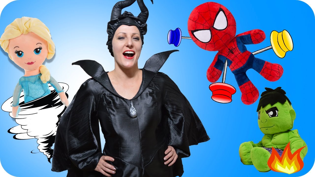 Maleficent Voodoo Prank vs Spiderman Frozen Elsa Hulk - Fun Superheroes ...