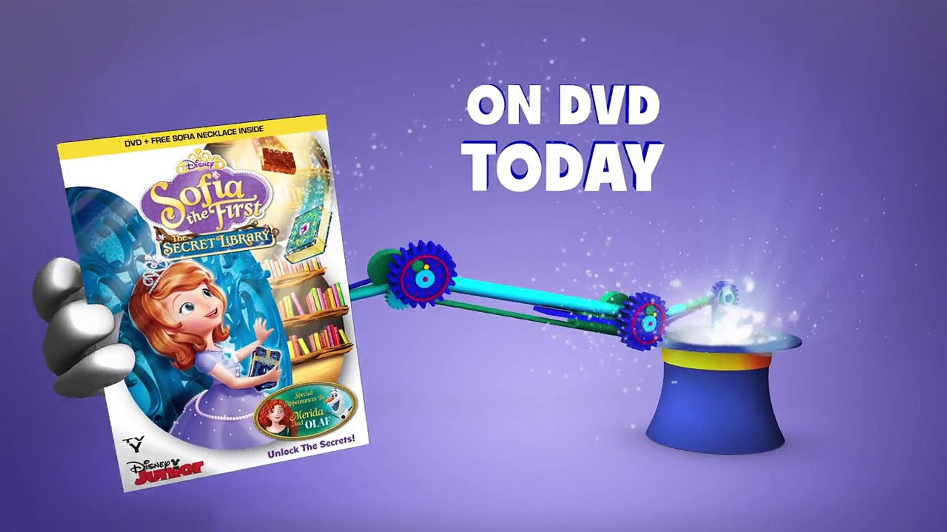 Sofia The First The Secret Library Dvd English Transparent PNG 640x410 ...
